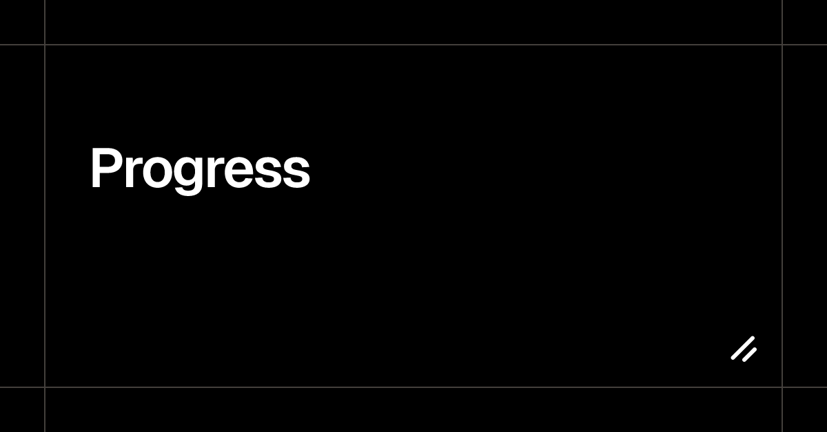 Progress - shadcn/ui