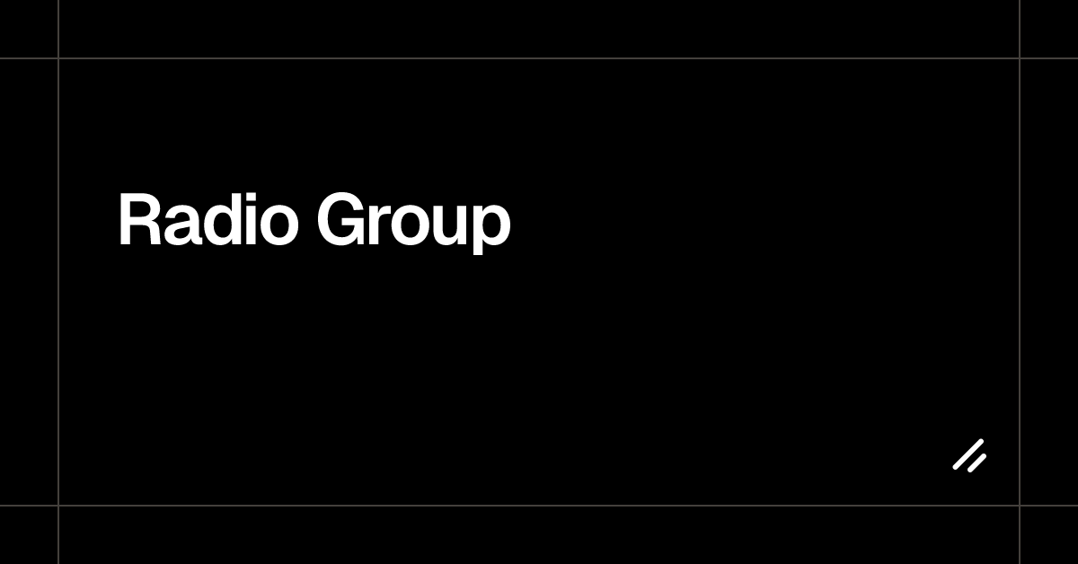 Radio Group - shadcn/ui中文文档 | shadcn/ui中文网